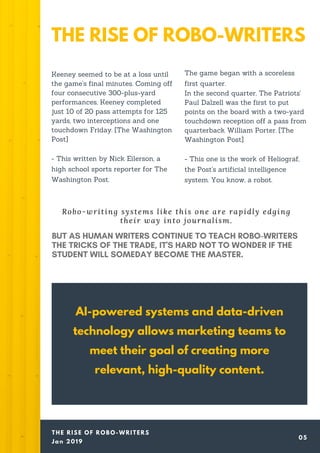 Artificial Intelligence in content writing | PDF