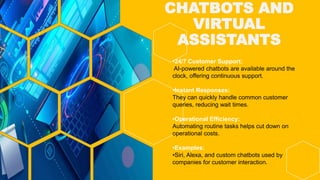 Artificial intelligence in customer services or chatbots | PPT