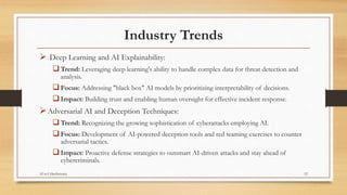 Artificial Intelligence in Cybersecurity | PPTX