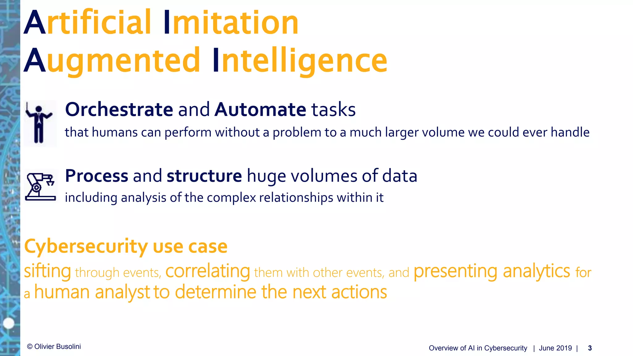 Overview of Artificial Intelligence in Cybersecurity | PPTX