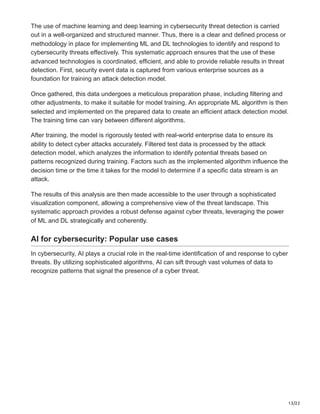 AI IN CYBERSECURITY: THE NEW FRONTIER OF DIGITAL PROTECTION | PDF ...