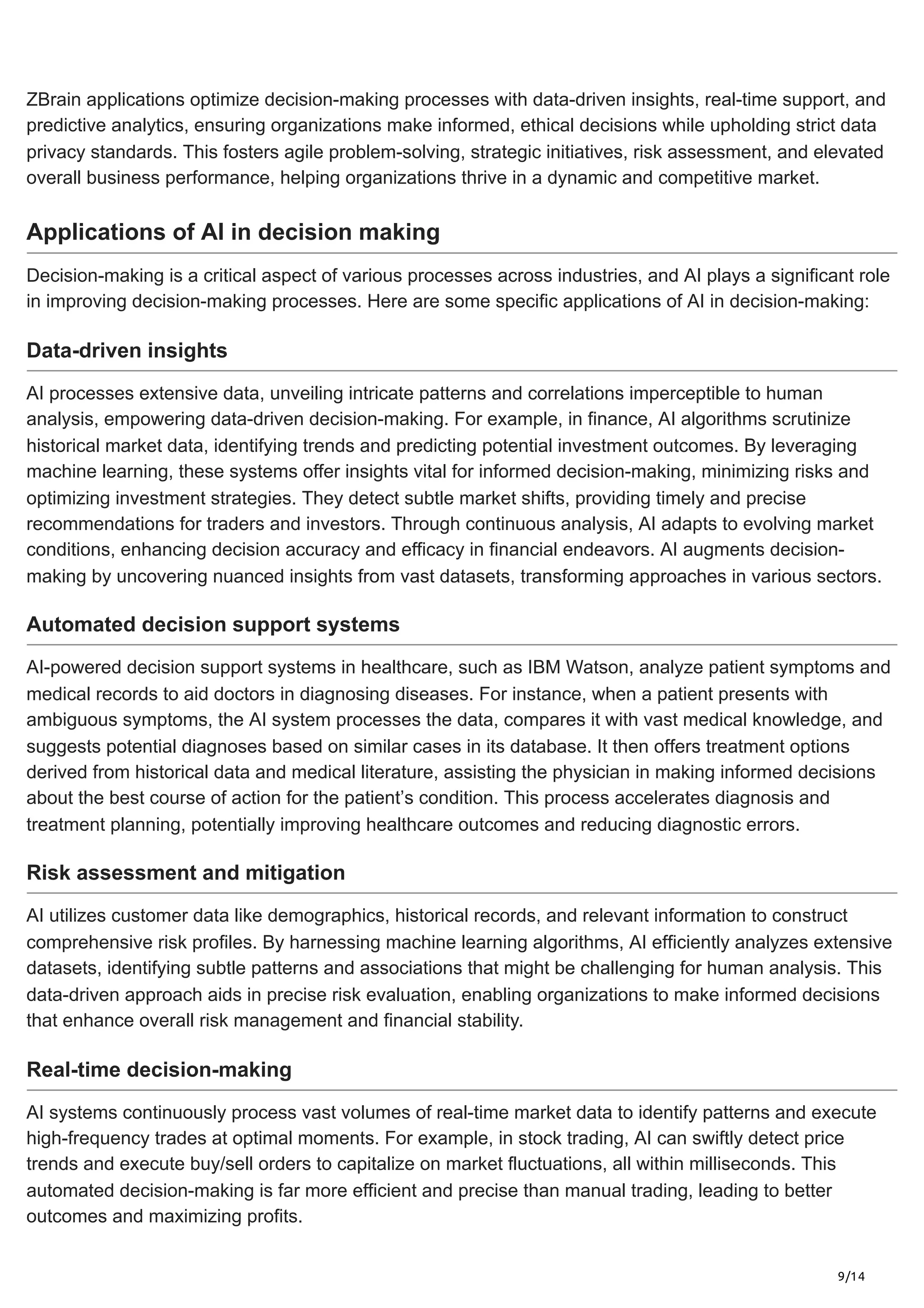 AI IN DECISION MAKING: NAVIGATING THE NEW FRONTIER OF SMART BUSINESS DECISIONS | PDF
