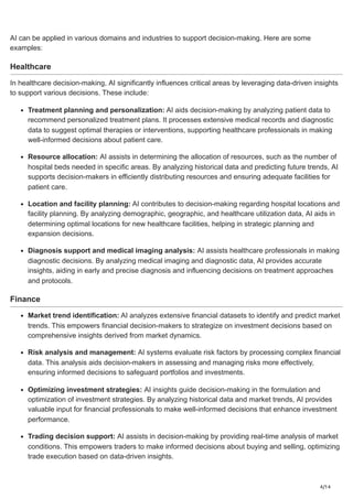 AI IN DECISION MAKING: NAVIGATING THE NEW FRONTIER OF SMART BUSINESS DECISIONS | PDF