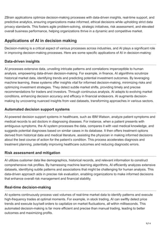 AI IN DECISION MAKING: NAVIGATING THE NEW FRONTIER OF SMART BUSINESS ...