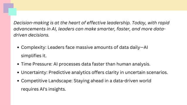 AI in Decision Making: Enhance Efficiency | PDF