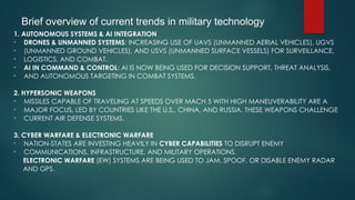 power point presentation on ai in defence | PPTX