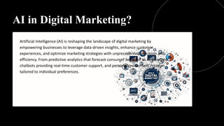 AI in Digital Marketing course training in Hyderabad | PPTX