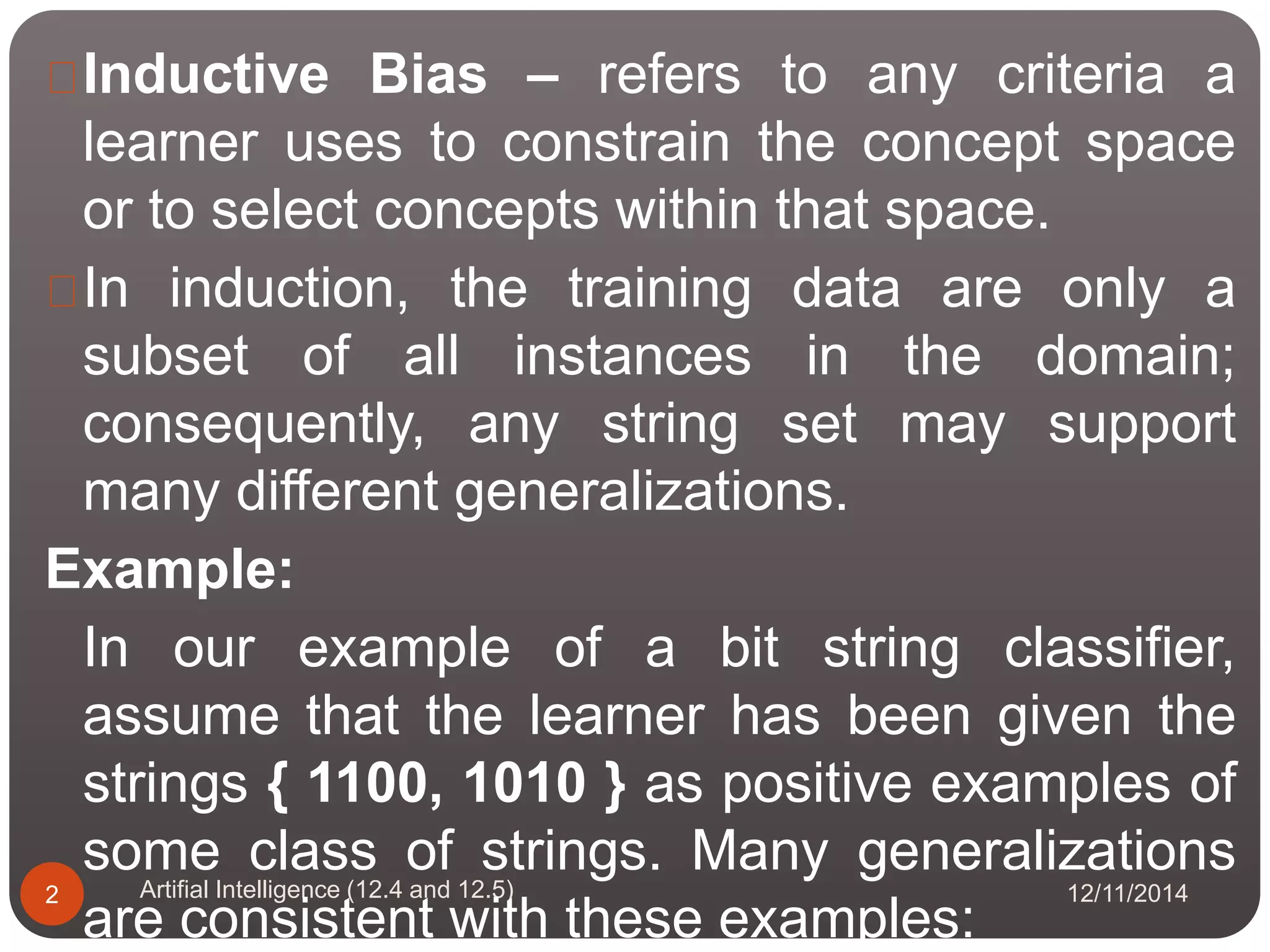 Ai inductive bias and knowledge | PPT