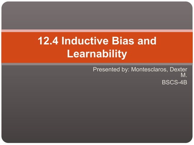 Ai inductive bias and knowledge | PPT