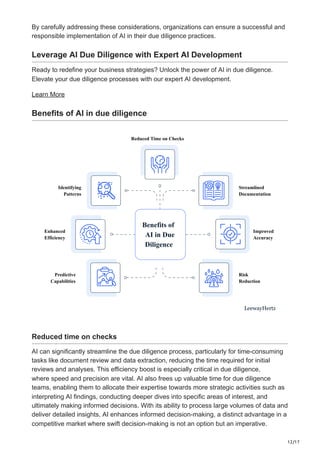 Artificial Intelligence in due diligence | PDF