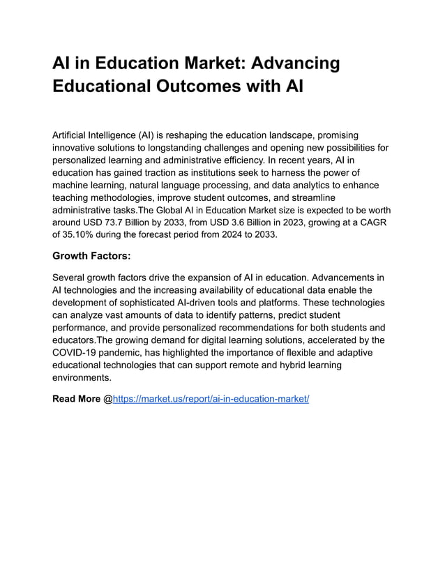 AI in Education Market: Advancing Educational Outcomes with AI.pdf