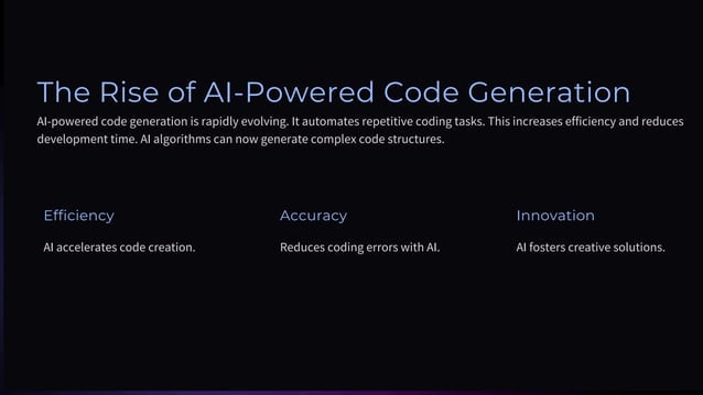 Generative AI in Development: The Future of Full Stack Coding | PPT