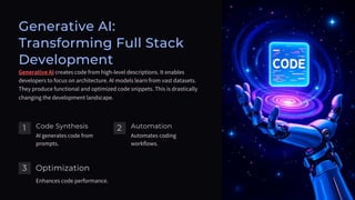 Generative AI in Development: The Future of Full Stack Coding | PDF