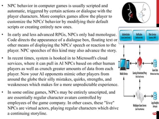 Artificial Intelligence in Gaming | PPTX