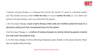 AI in Gene Therapy| Molecular Pharmaceutics|Unit-5 | PPTX