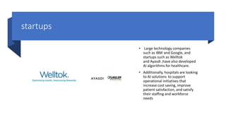 Ai in healthcare | PPTX