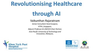 AI in Healthcare APU Using AI in Healthcare for clinical Application ...