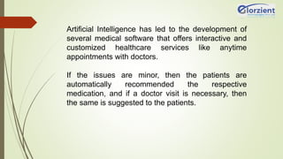 AI IN HEALTHCARE INDUSTRY | PPTX