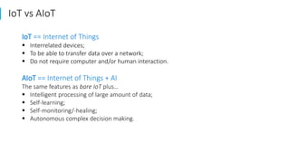 AI in IoT: Use Cases and Challenges | PPTX