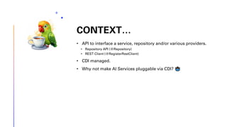 AI in Java - MCP in Action, Langchain4J-CDI, SmallRye-LLM, Spring AI | PDF