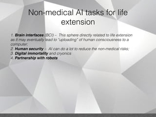 AI in life extension | PPT