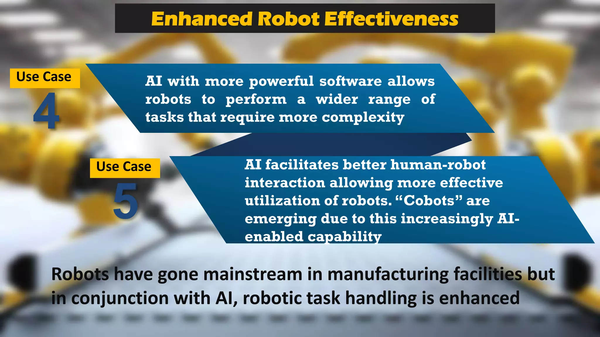 The Role of Artificial Intelligence in Manufacturing : 15 High Impacted AI Use Cases | PDF