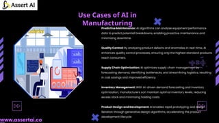 AI in Manufacturing Revolutionizing Production Processes.pptx ...