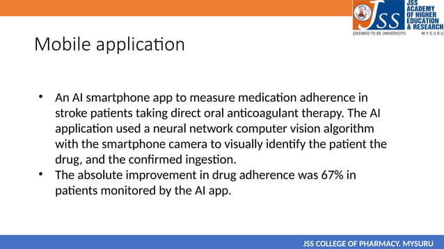 Artificial intelligence in Medication adherance.pptx