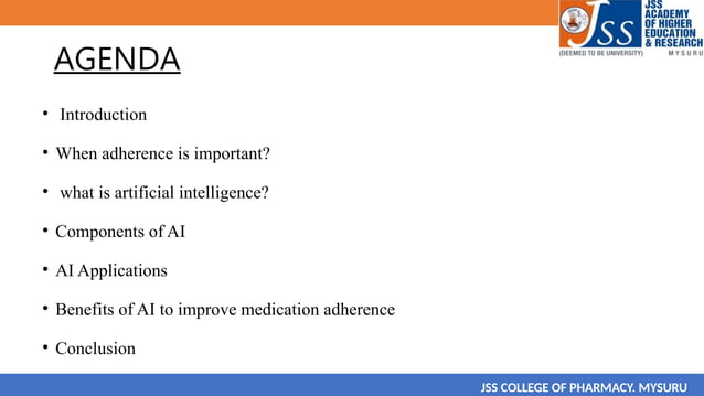 Artificial intelligence in Medication adherance.pptx