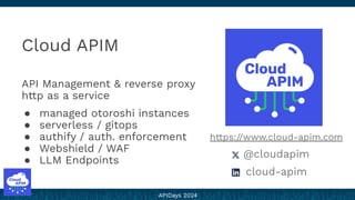 apidays Paris 2024 - AI In My API Gateway ... But Why?, Mathieu Ancelin, APIM | PDF