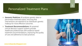 AI in Patient Care.pptx Artificial Intelligence in Patient Care | PPTX