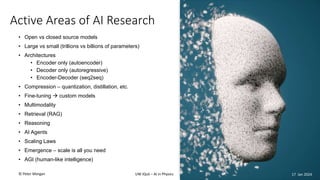 AI in Physics - University of Washington 2024 | PPTX