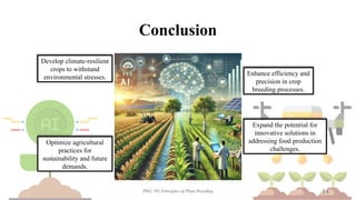 Artificial Intelligence in Plant Breeding | PPTX