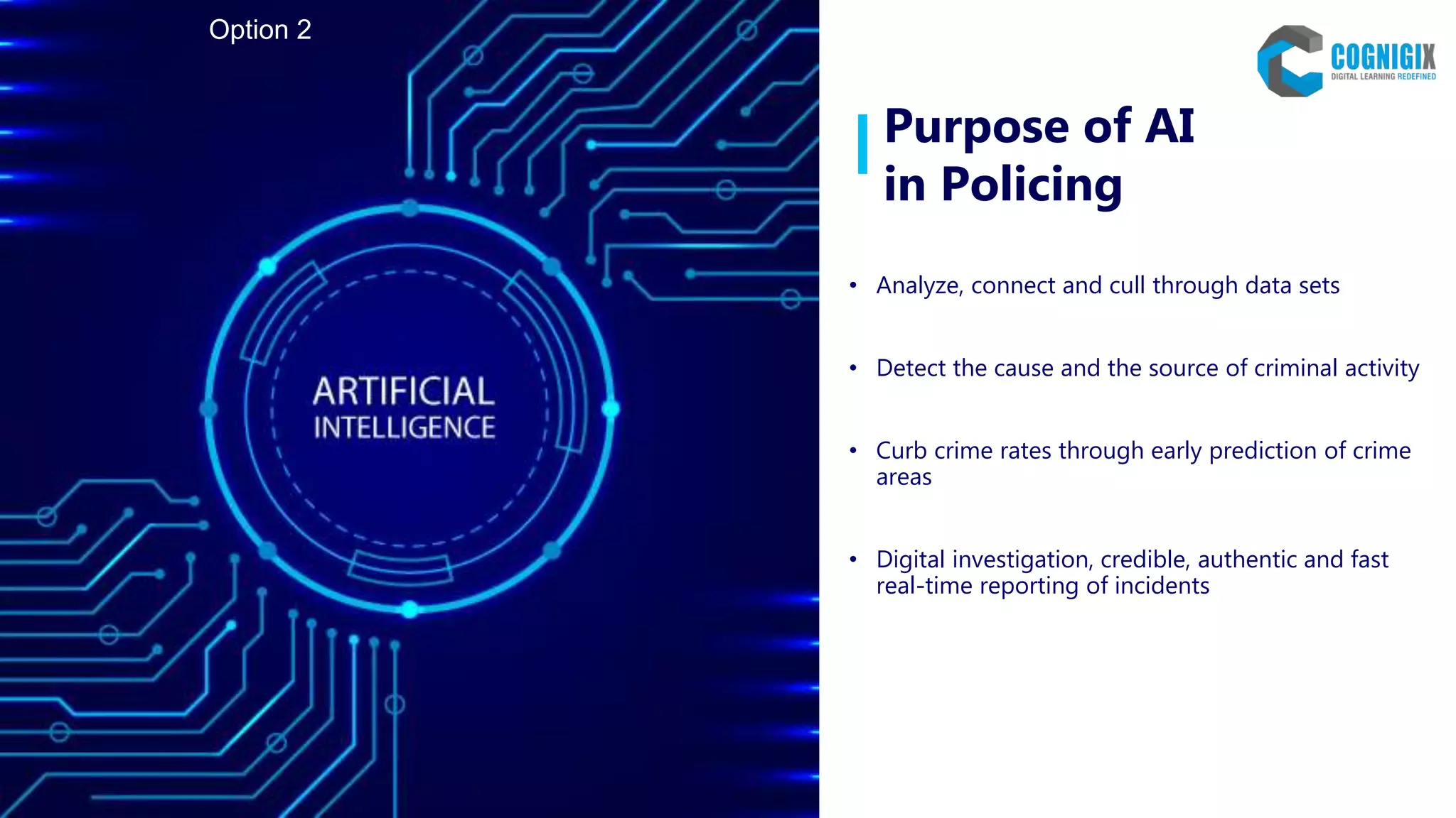 Ai in policing cognigix | PPTX