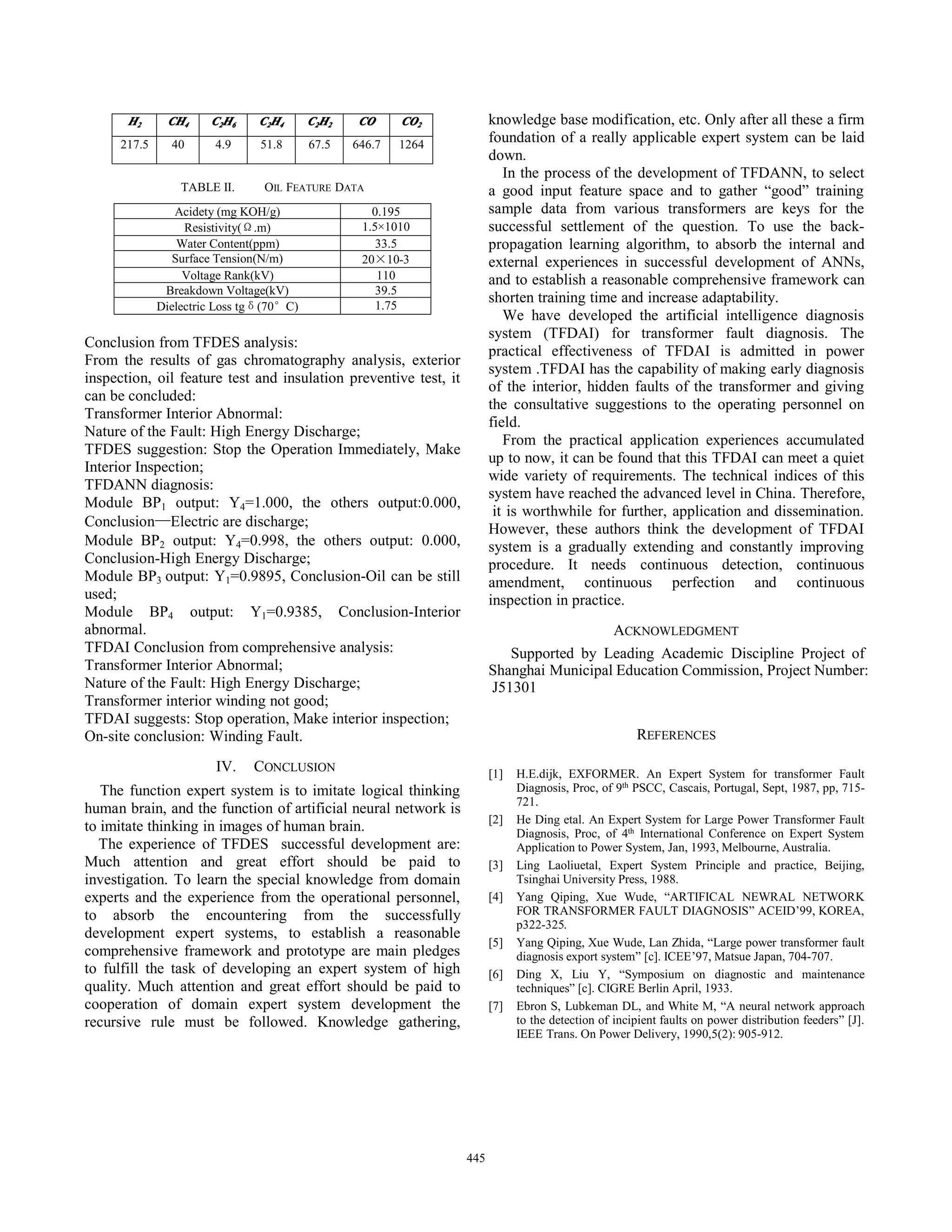 (Ai) in power transformer fault diagnosis | PDF