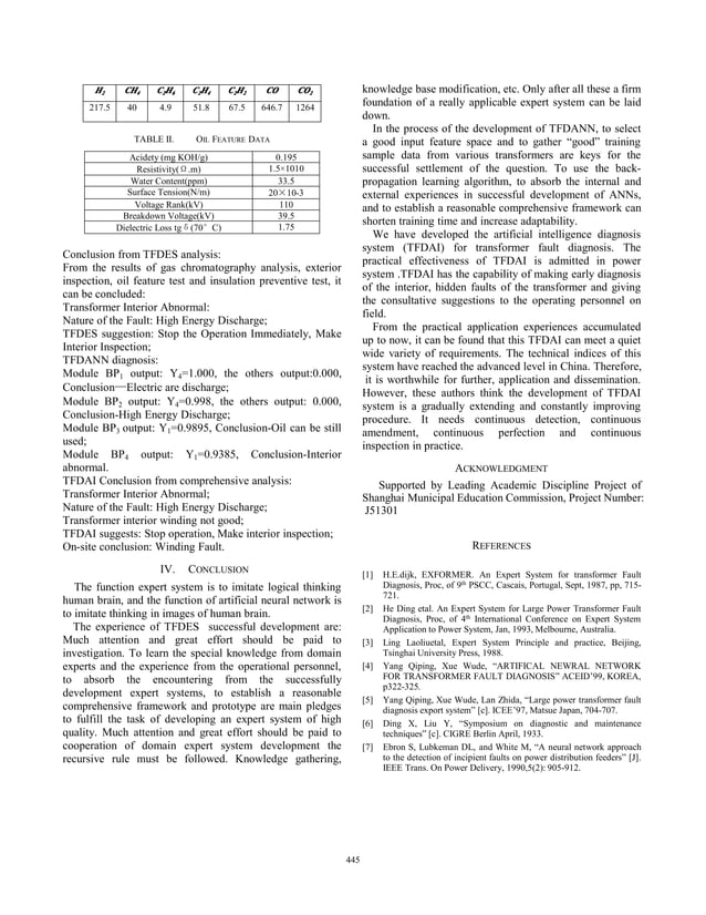 Ai In Power Transformer Fault Diagnosis Pdf
