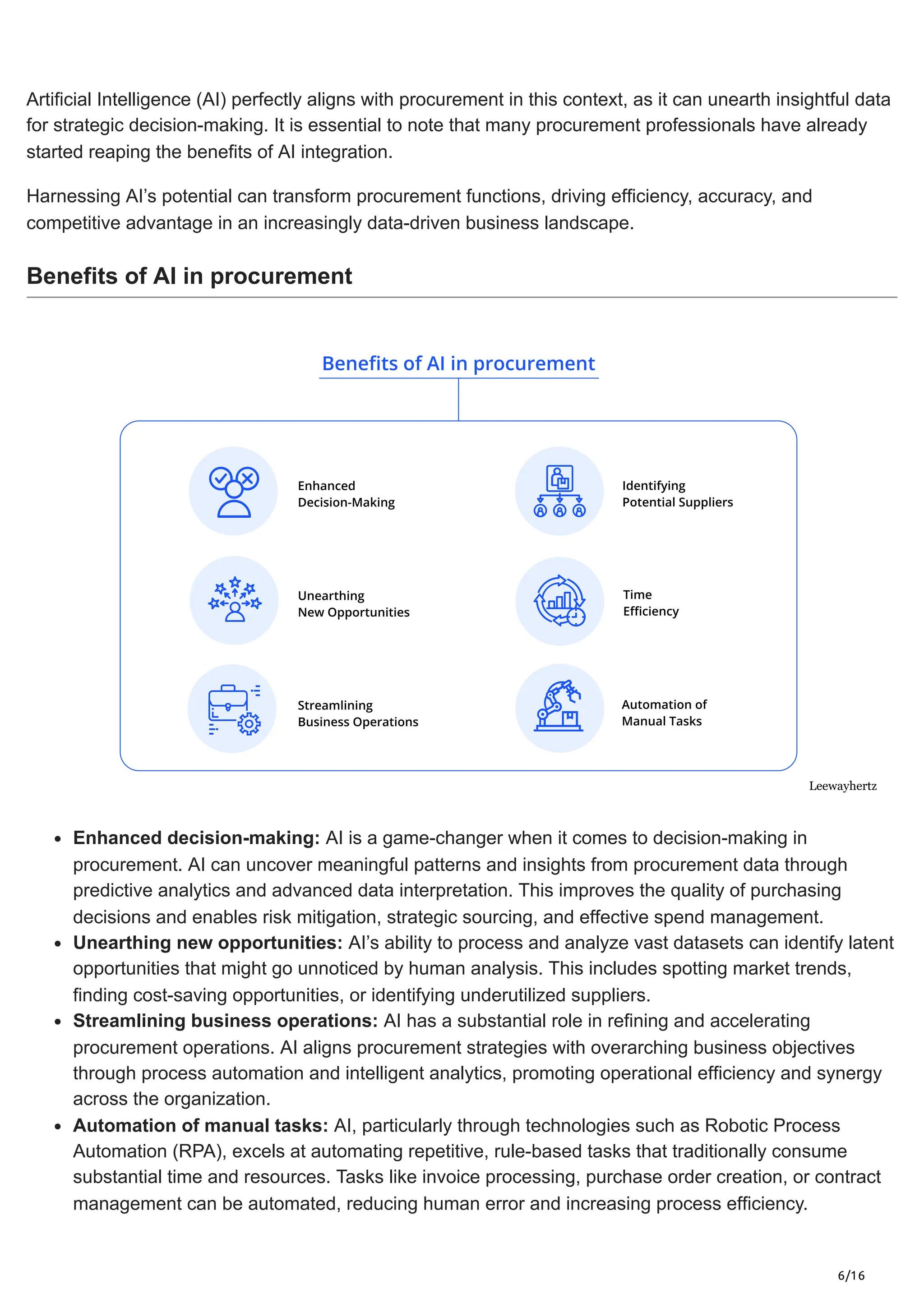 Ai In Procurement Redefining Efficiency Through Automation Pdf
