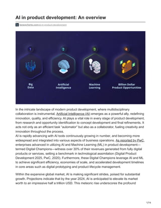 AI in product development An overview.pdf | Technology Industry | Industries