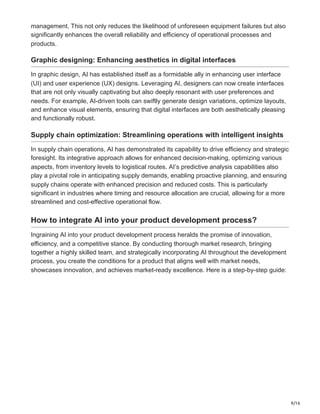 AI in product development An overview.pdf | Technology Industry ...