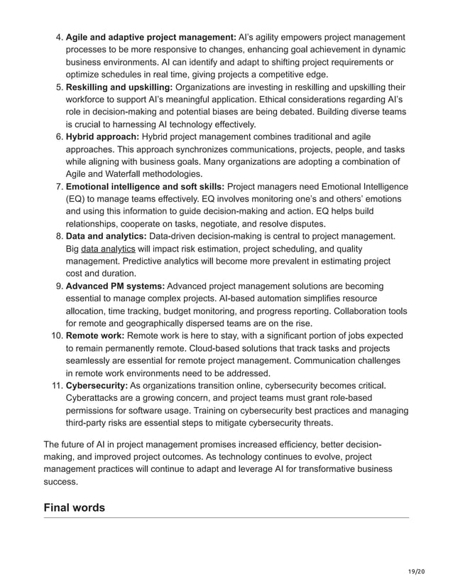 AI in Project Management.pdf | Technology Industry | Industries