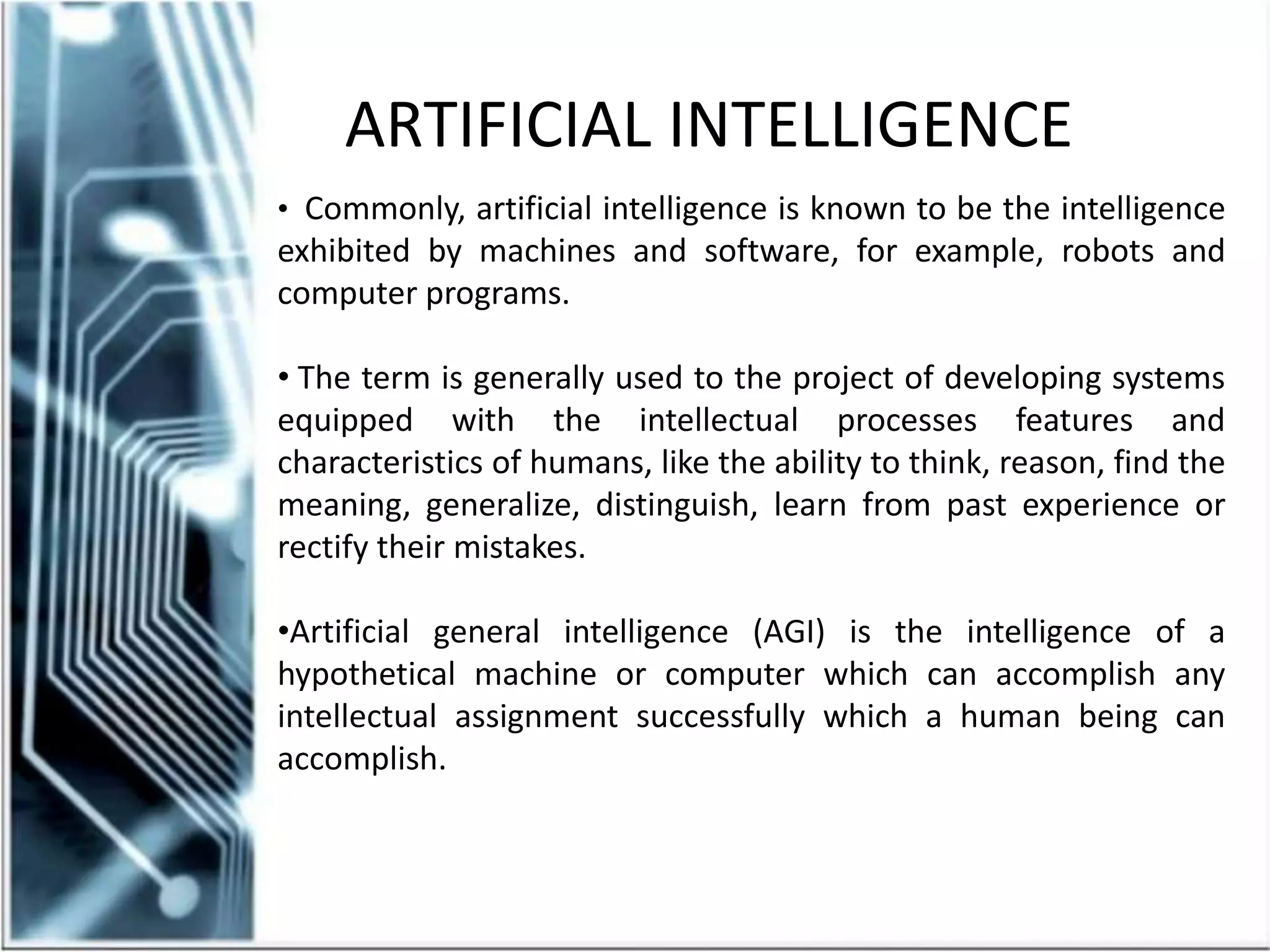 Artificial Intelligence in Power Systems | PPTX