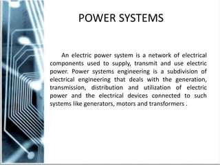 Artificial Intelligence in Power Systems | PPTX