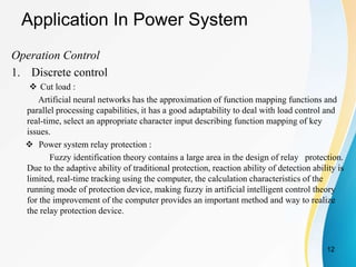 Artificial Intelligence in Power System overview | PPTX