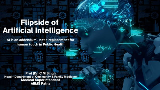 Artificial Intelligence in Public Health | PPTX | Healthcare Industry | Industries