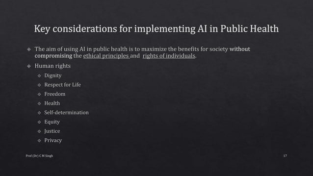 Artificial Intelligence in Public Health | PPTX | Healthcare Industry | Industries
