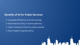 AI in Public Sector: Transforming Government Services | PDF ...