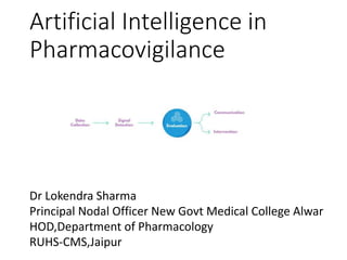 Artificial intelligence in Pharmacovigilance | PPTX
