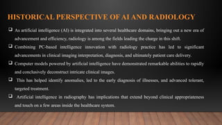 AI in Radiology including intersection... | PPT