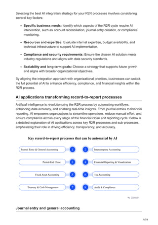 AI in record-to-report Scope integration use cases challenges and ...