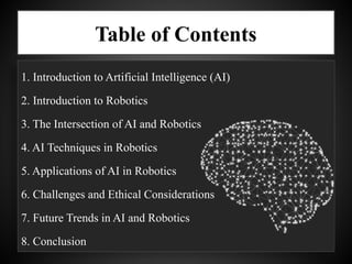 Artificial intelligence Robotics Presentation .pptx